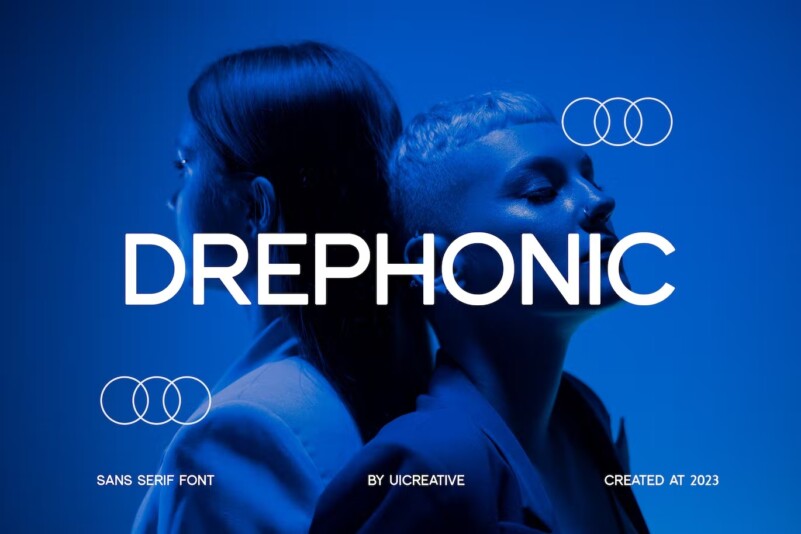 DREPHONIC Modern Sans Serif Font - Free Font DREPHONIC Modern Sans Serif Font - Free Font