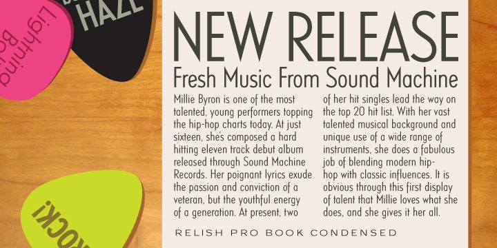 Relish Pro - Free Font