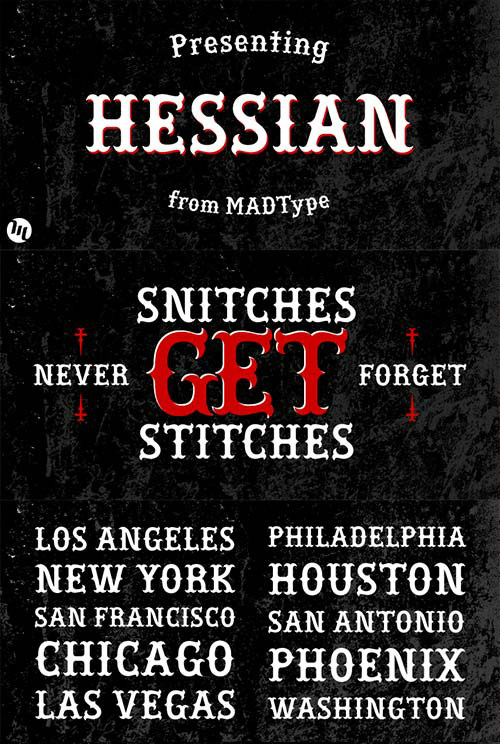 Hessian Font - Free Font