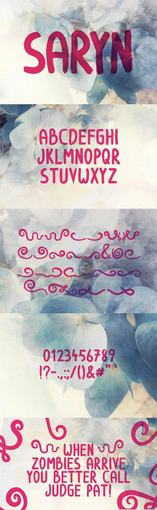 Saryn Typeface Font - Free Font