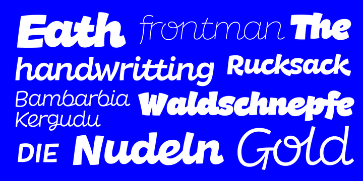 DR Agu Script Font Family - Free Font