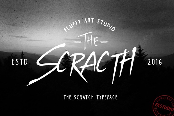 SCRATCH Typeface - Free Font