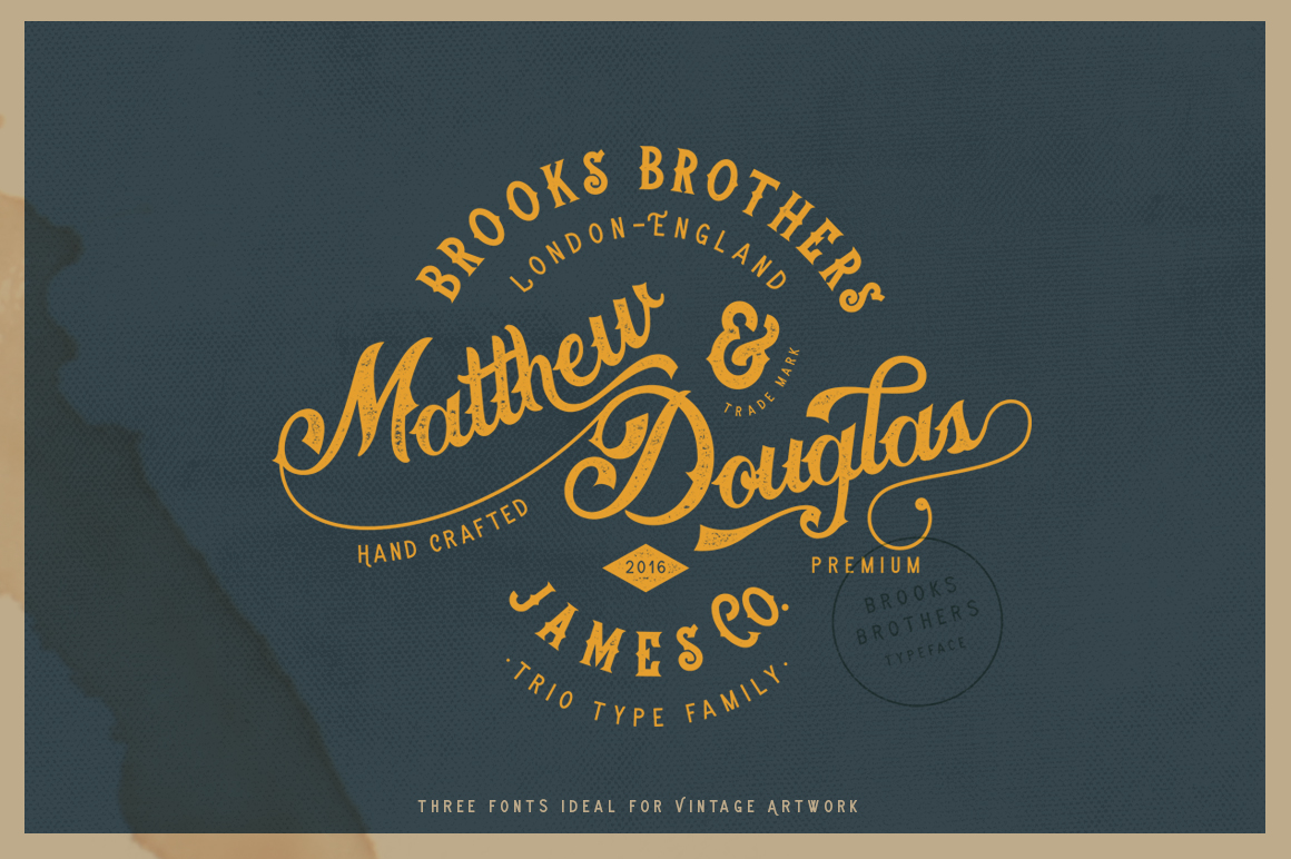 Brooks Brothers Typeface - Free Font