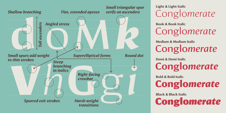 Conglomerate Font Family - Free Font