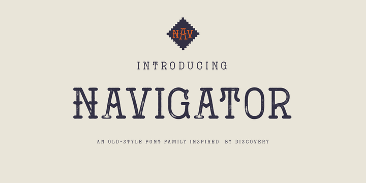 Navigator Font Family - Free Font