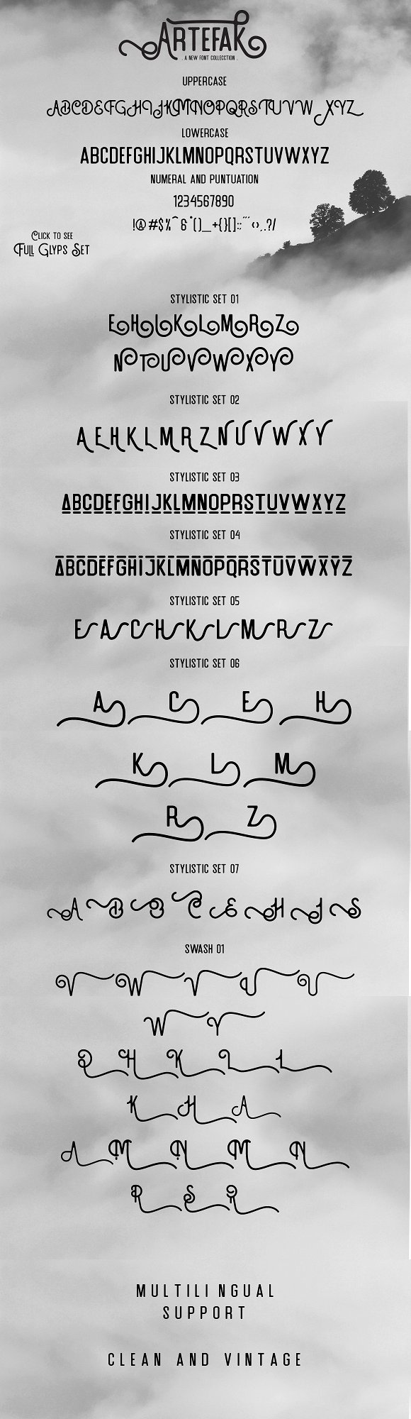 Artefak Typeface - Free Font
