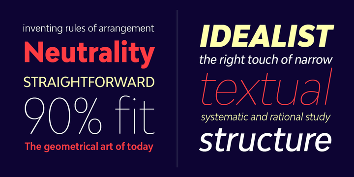 Bw Modelica Condensed Font Family - Free Font