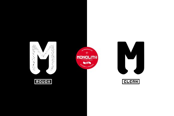 Monolith typeface - Free Font