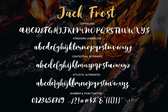 Jack Frost Brush Font - Free Font