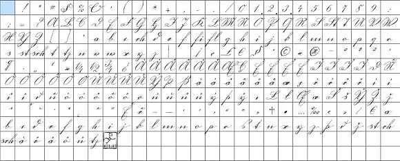 1880 Kurrentschrift - Free Font