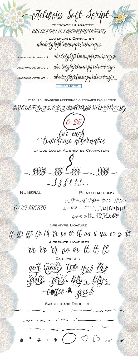 Edelweiss Soft Script - Free Font