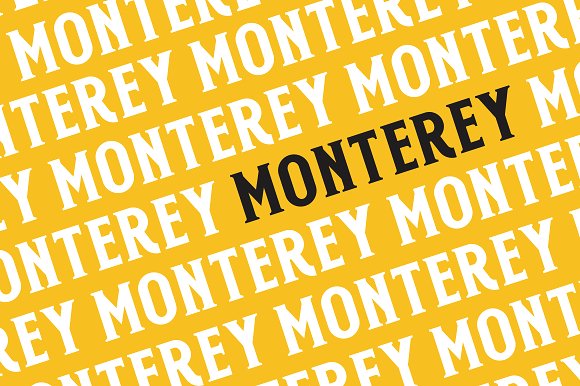 Monterey Display font - Free Font