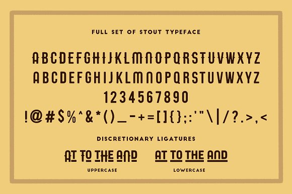 STOUT • New Version! - Free Font