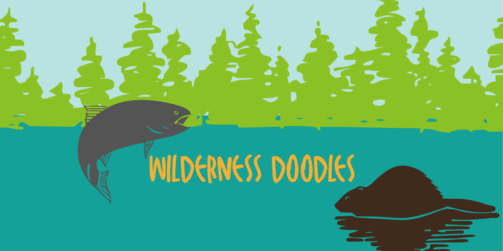 Wilderness Doodles Font family - Free Font