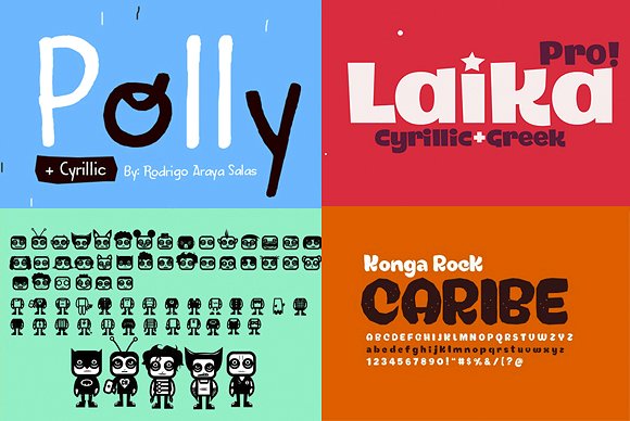 Bundle 15 FONTS Rodrigotypo - Free Font