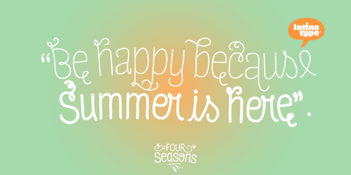 Four Seasons Font Family - Free Font