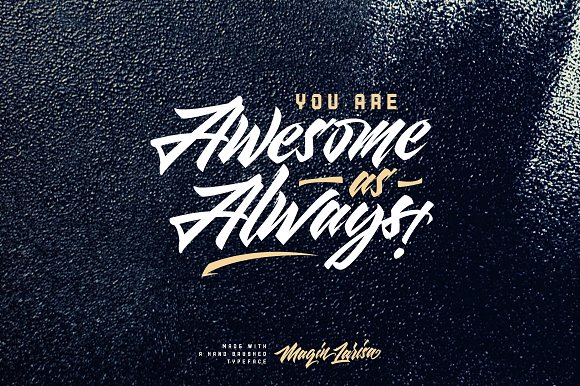 Maqin Larisa Script & Display - Free Font