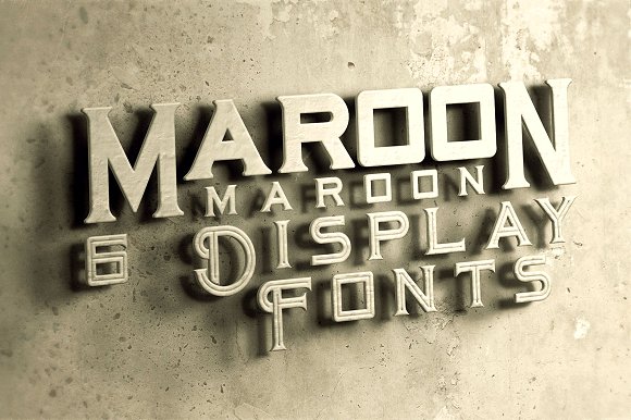 Maroon - Vintage Style Font - Free Font