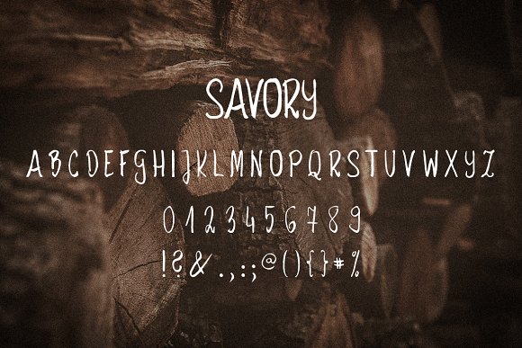 Savory Display Font - Free Font