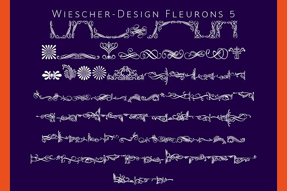 Fleurons 5-Pack - Free Font