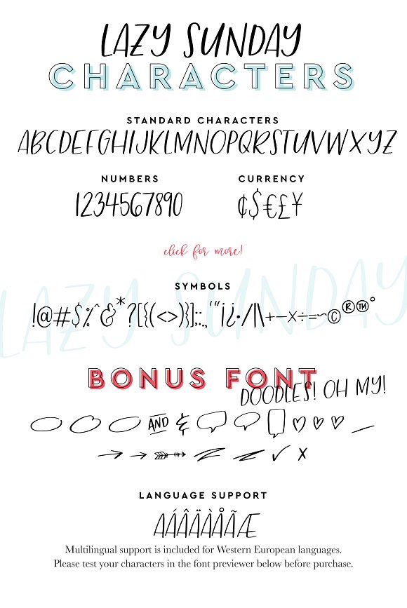 Lazy Sunday Font - Free Font