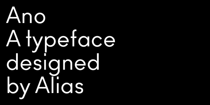 Ano Font Family - Free Font