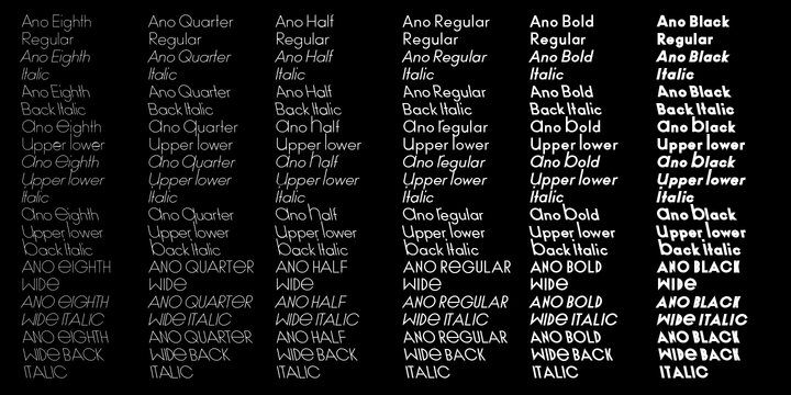 Ano Font Family - Free Font