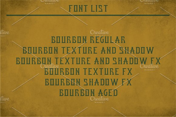 Bourbon Label Typeface - Free Font