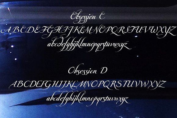 Obsession Script Font - Free Font
