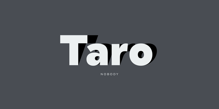 Taro Font Family - Free Font