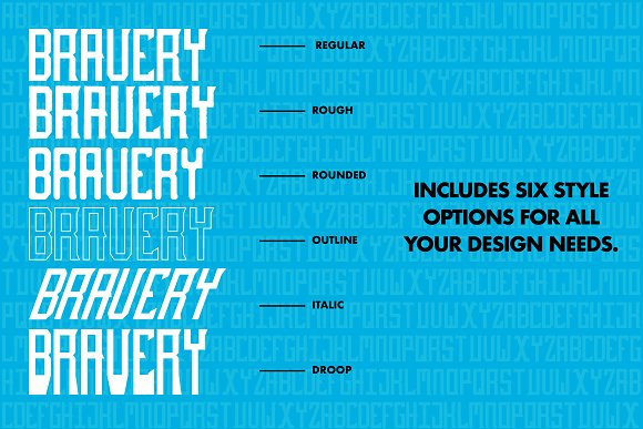 ASD Bravery Font Family - Free Font