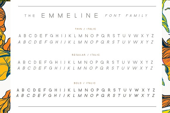Emmeline Font Family - Free Font