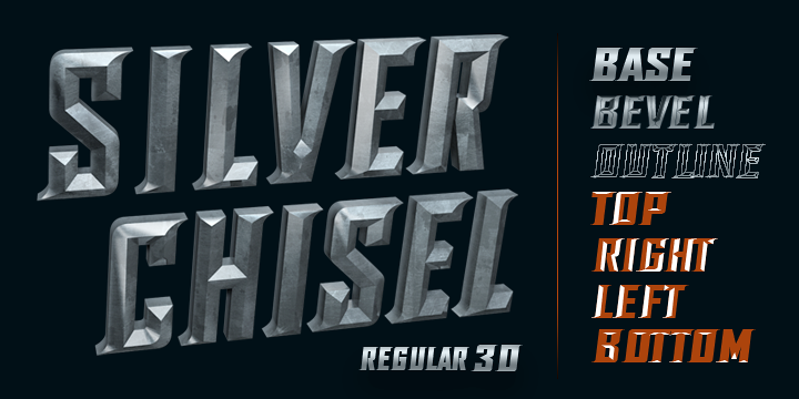 SILVER CHISEL Font Family - Free Font