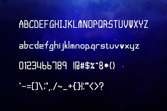 Edged Quadrangle Font - Free Font