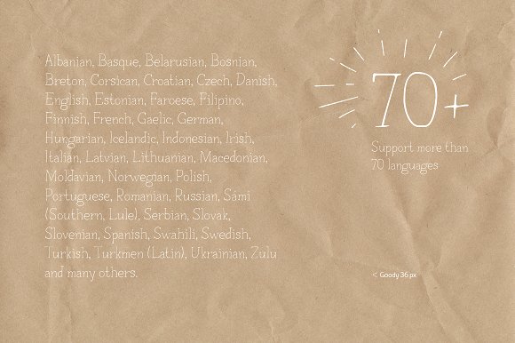 Goody typeface - Free Font
