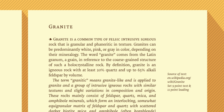 Granite Font Family - Free Font