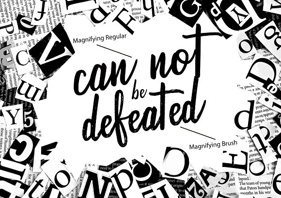 Magnifying Duo Handwritten Font - Free Font