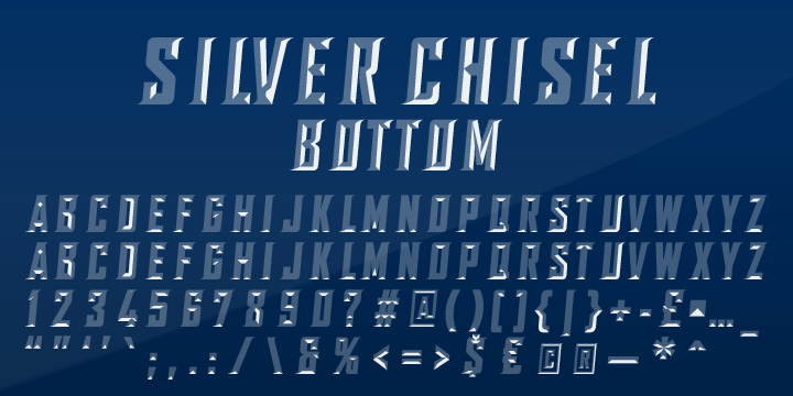 SILVER CHISEL Font Family - Free Font