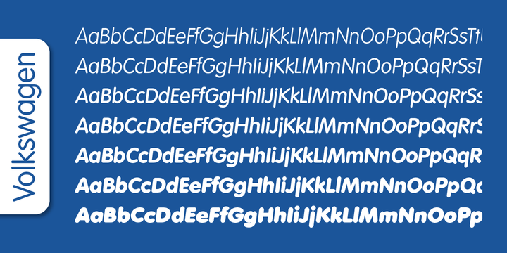 Volkswagen Serial Font Family - Free Font