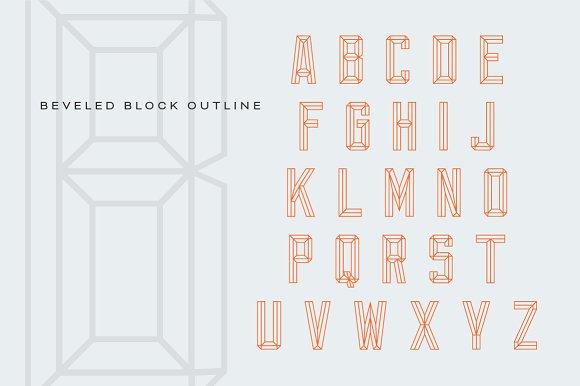 Bevel Block - Free Font