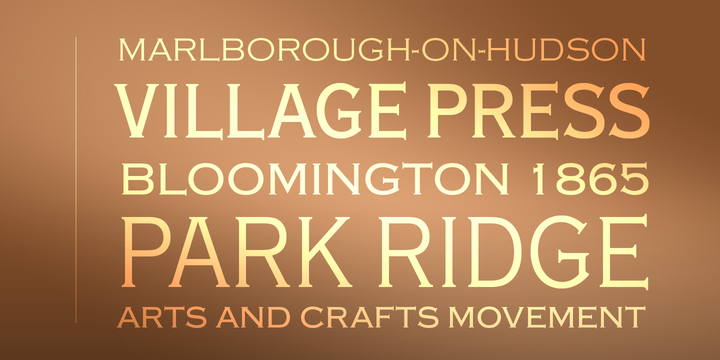 Copperplate Font Family - Free Font