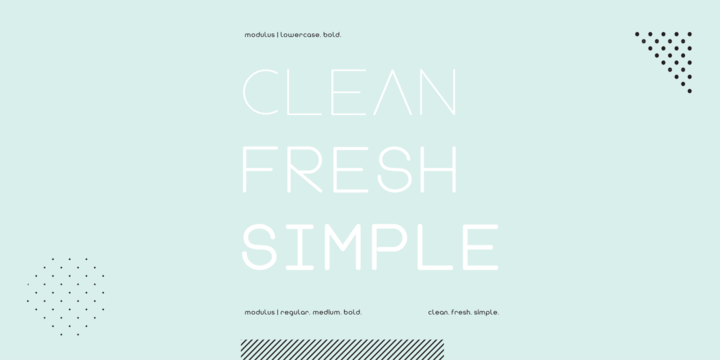 Modulus Full Family - Free Font