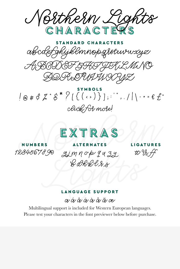 Northern Lights Script - Free Font