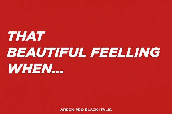Arson Pro Sans Serif Fonts - Free Font