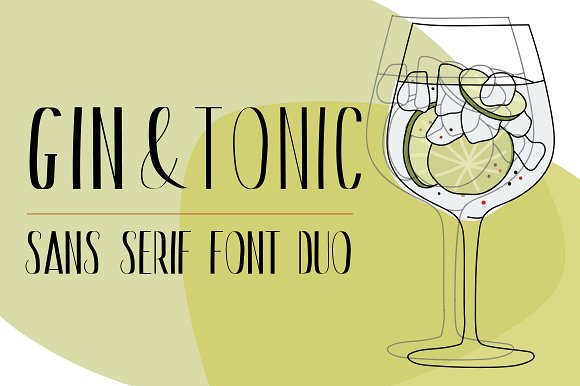 Gin & Tonic | Sans Serif Font Duo - Free Font