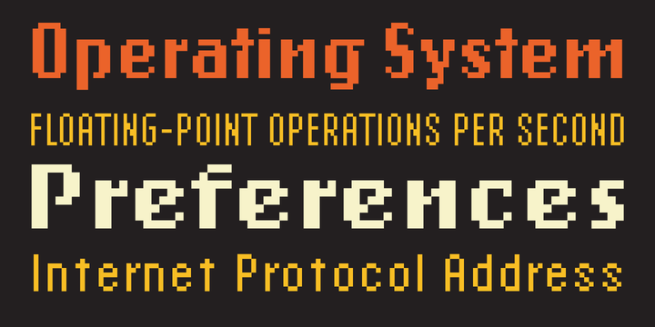 Lo-Res Font Family - Free Font