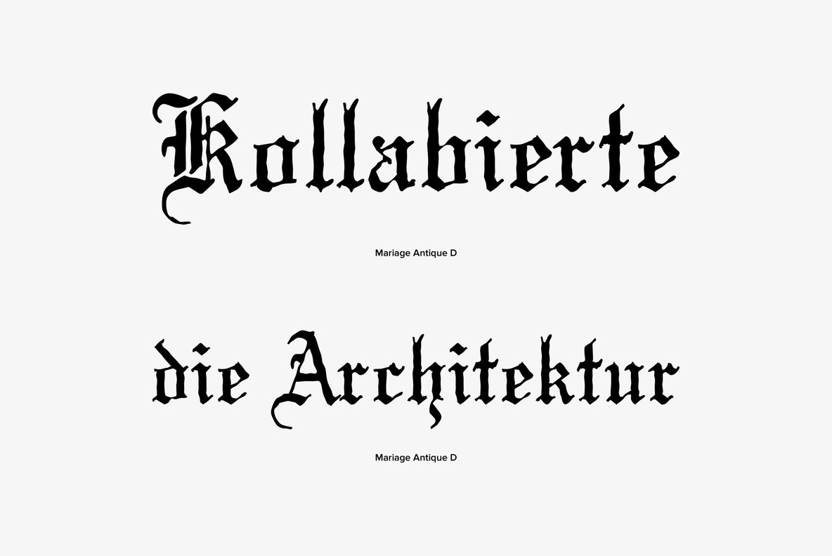 Mariage Font Family - Free Font