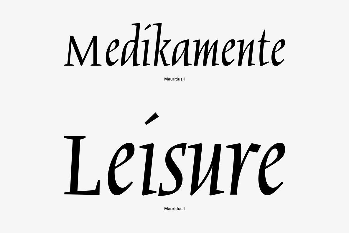 Mauritius Font - Free Font