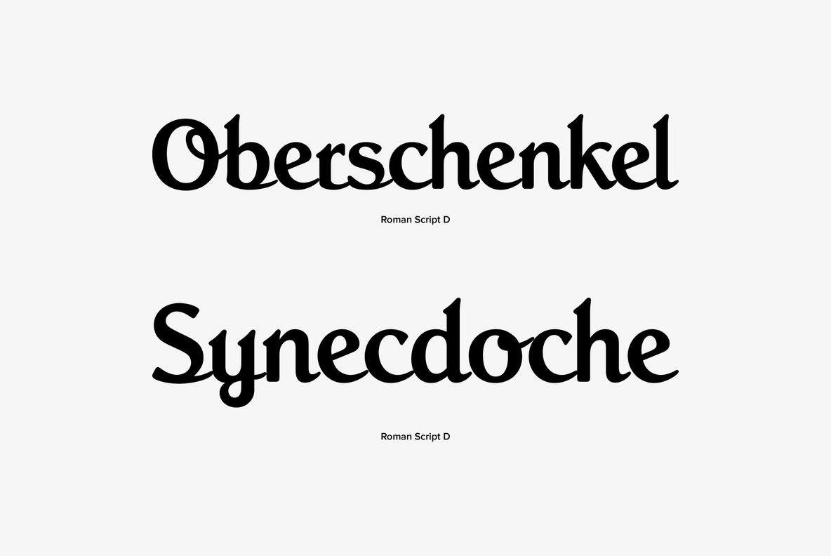 Roman Script Font - Free Font