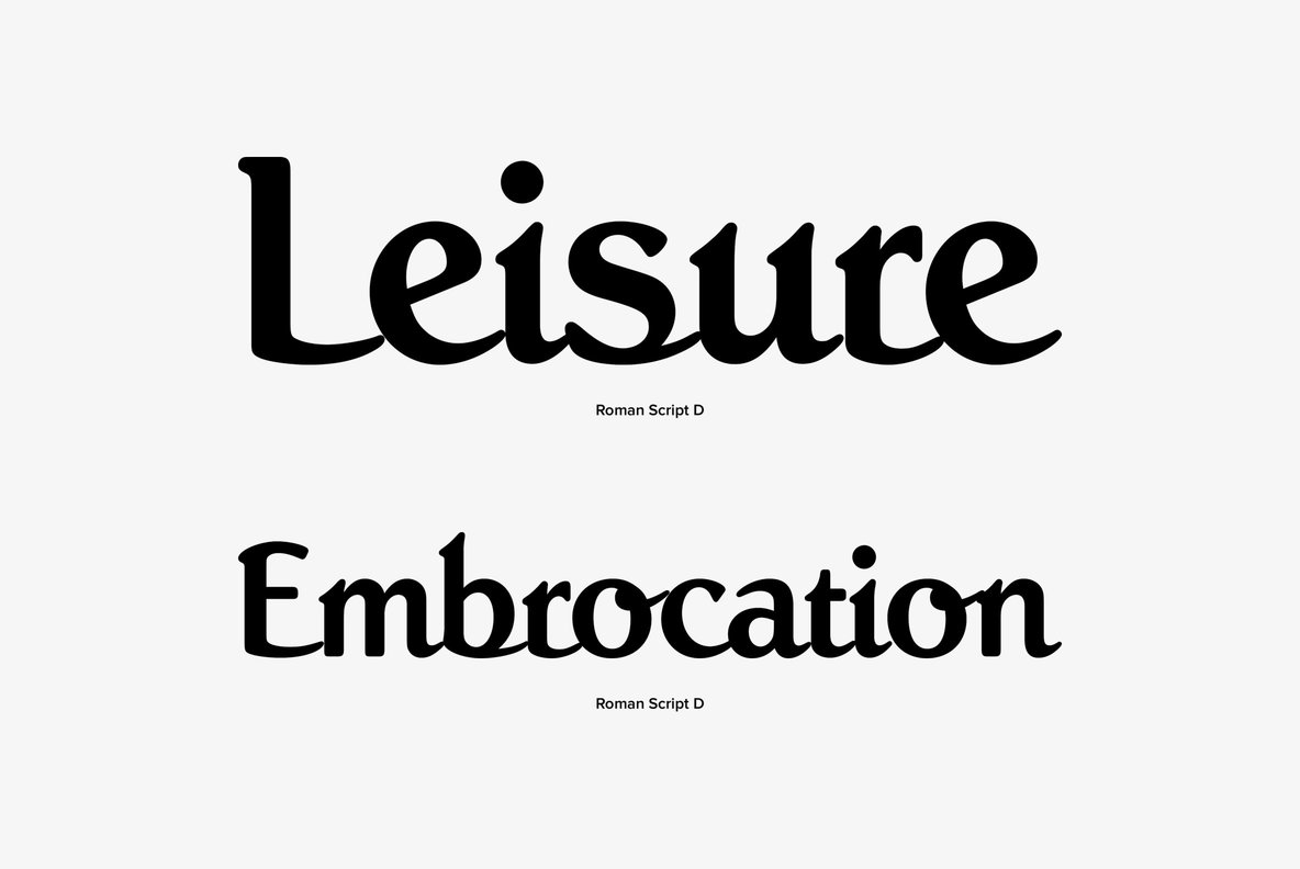 Roman Script Font - Free Font